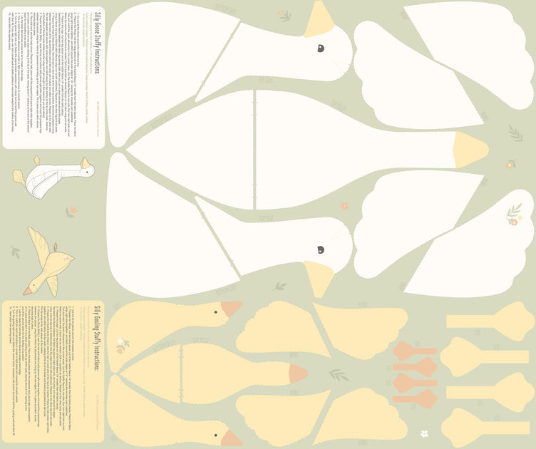 Silly Goose Flannel Goose Stuffy – Sewing Arts