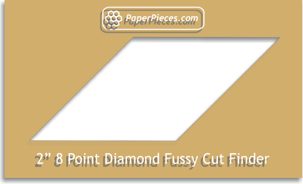 2" 8 Point Diamond Fussy Cut Finder – Sewing Arts