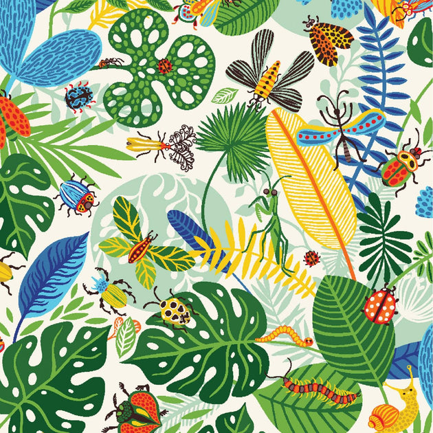 Beetlemania Toss Multi Bugs & Leaves – Sewing Arts
