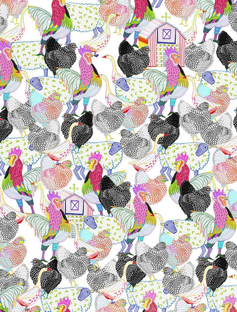 Boardwalk Rainbow Roost Natural – Sewing Arts