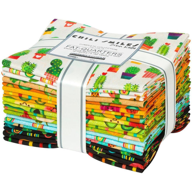 Chili Smiles Complete Collection Fat Quarter Bundle – Sewing Arts