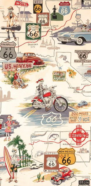 Nicole's Prints Memories of Route 66 Tea Dye – Sewing Arts