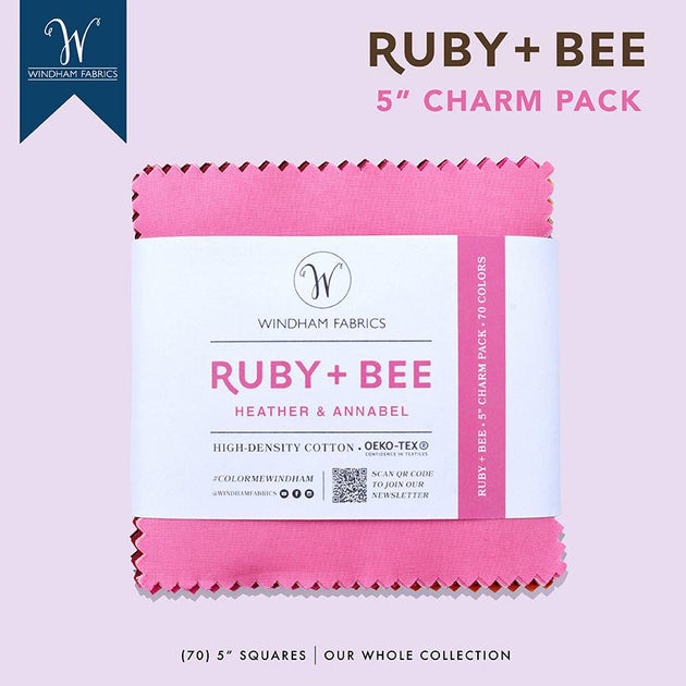 Ruby + Bee Solids Charm Pack – Sewing Arts