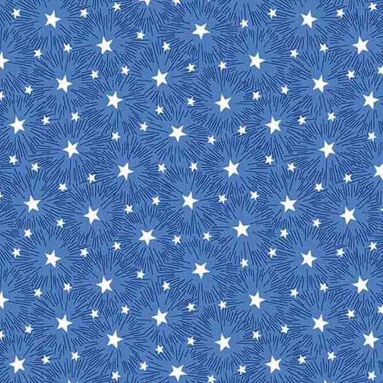 Stars and Stripes Starburst Blue – Sewing Arts